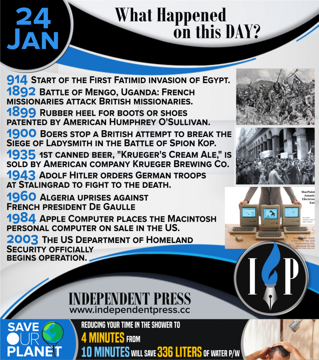 24 JANUARY: WHAT HAPPENED ON THIS DAY?