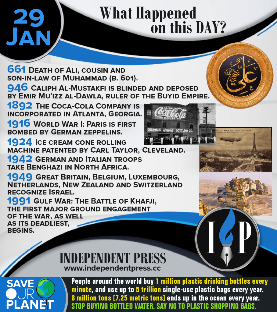 29 JANUARY: WHAT HAPPENED ON THIS DAY?