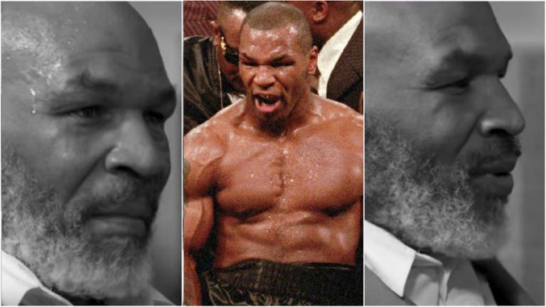 I’M CRYING, ‘CAUSE I’M NOT THAT PERSON NO MORE,” MIKE TYSON SAYS