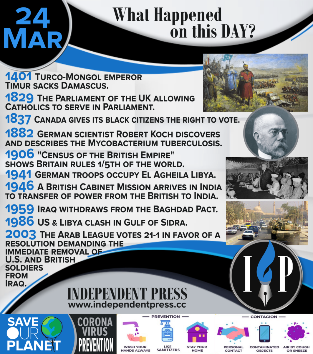 24 MARCH: WHAT HAPPENED ON THIS DAY?