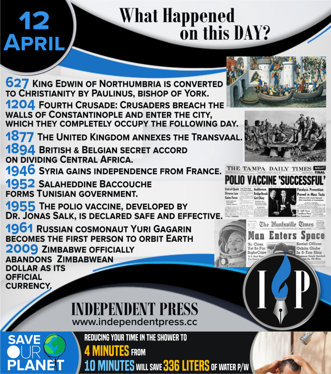 12 APRIL: WHAT HAPPENED ON THIS DAY?