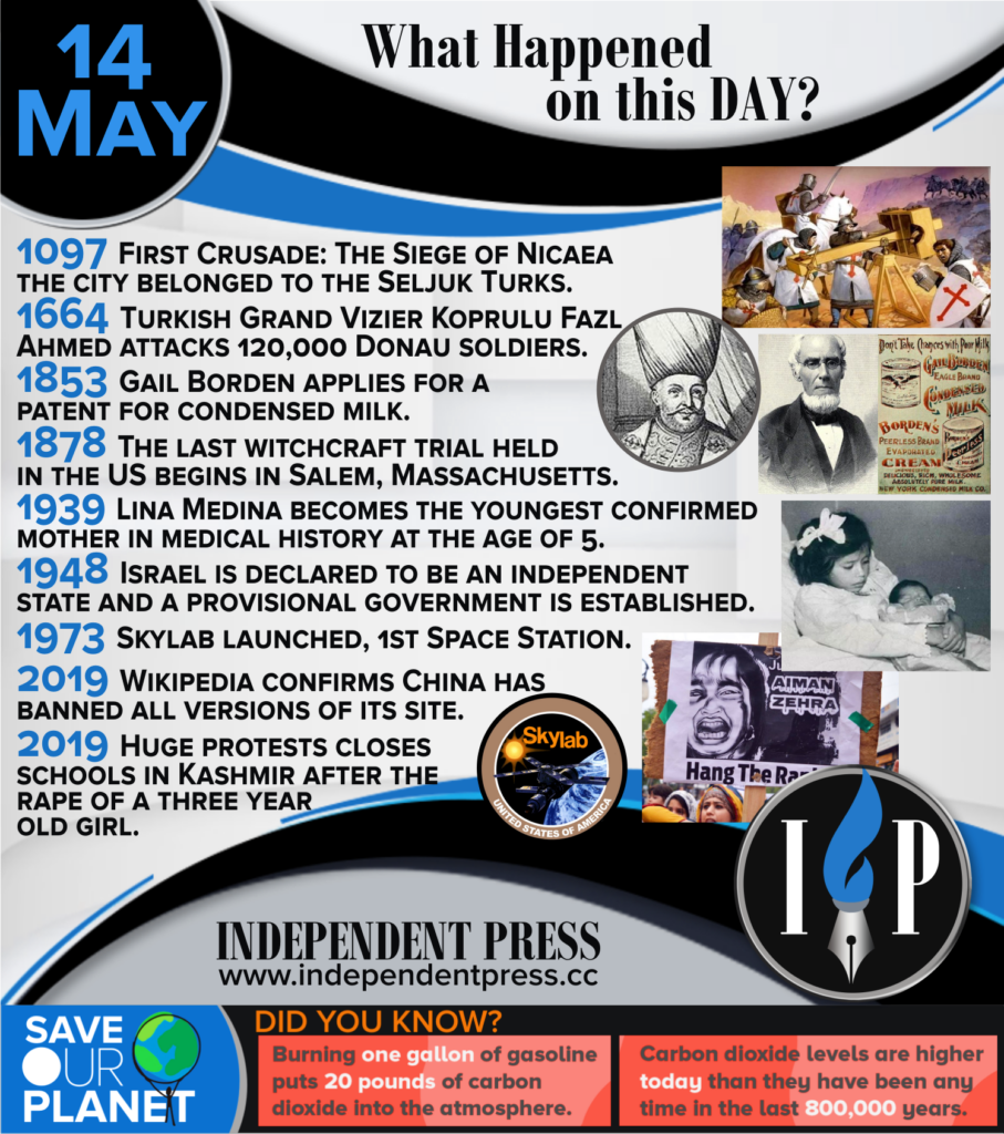 14 MAY: WHAT HAPPENED ON THIS DAY?