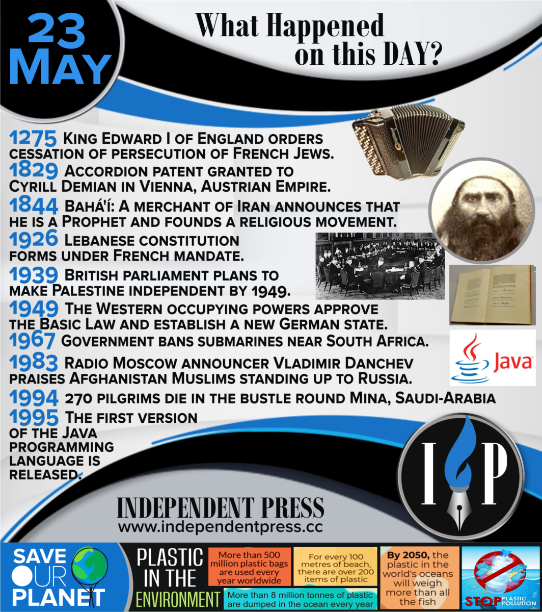23 MAY: WHAT HAPPENED ON THIS DAY?