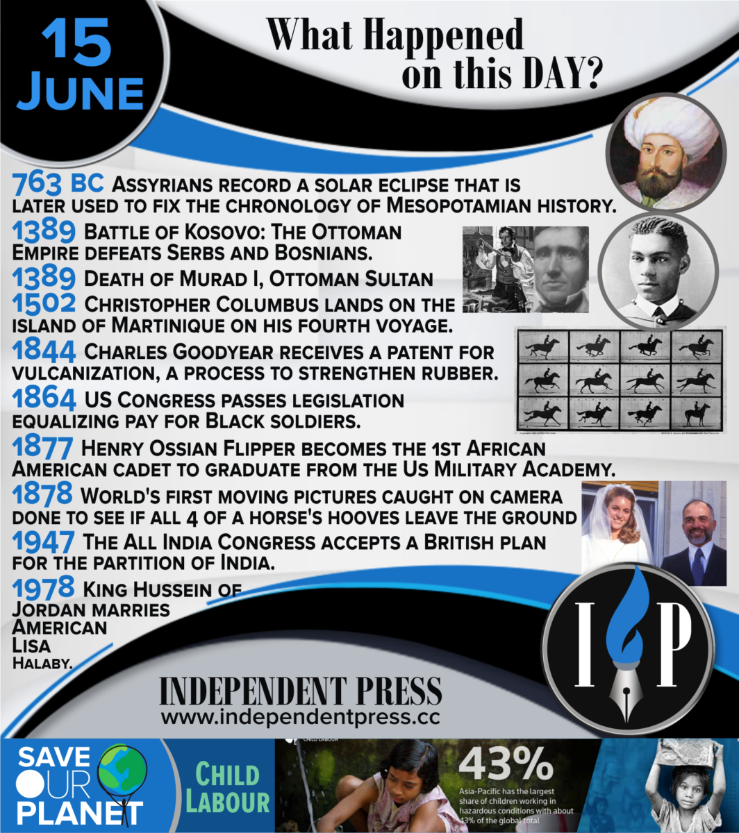 15 JUNE: WHAT HAPPENED ON THIS DAY?