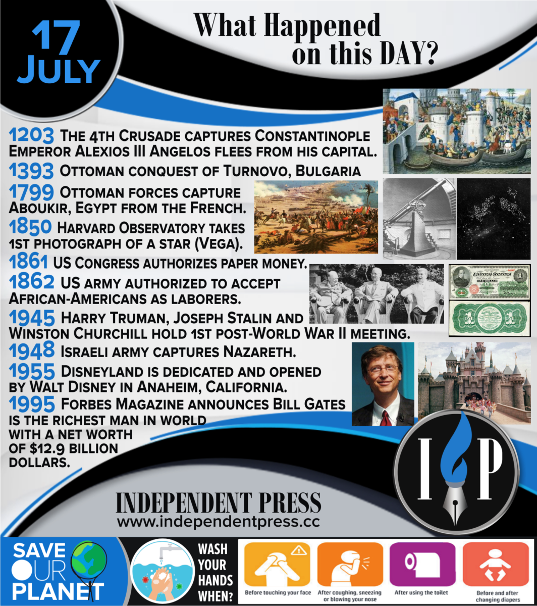 17 JULY: WHAT HAPPENED ON THIS DAY?