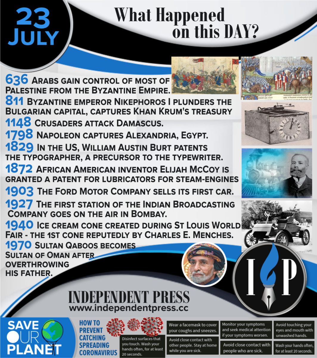 23 JULY: WHAT HAPPENED ON THIS DAY?