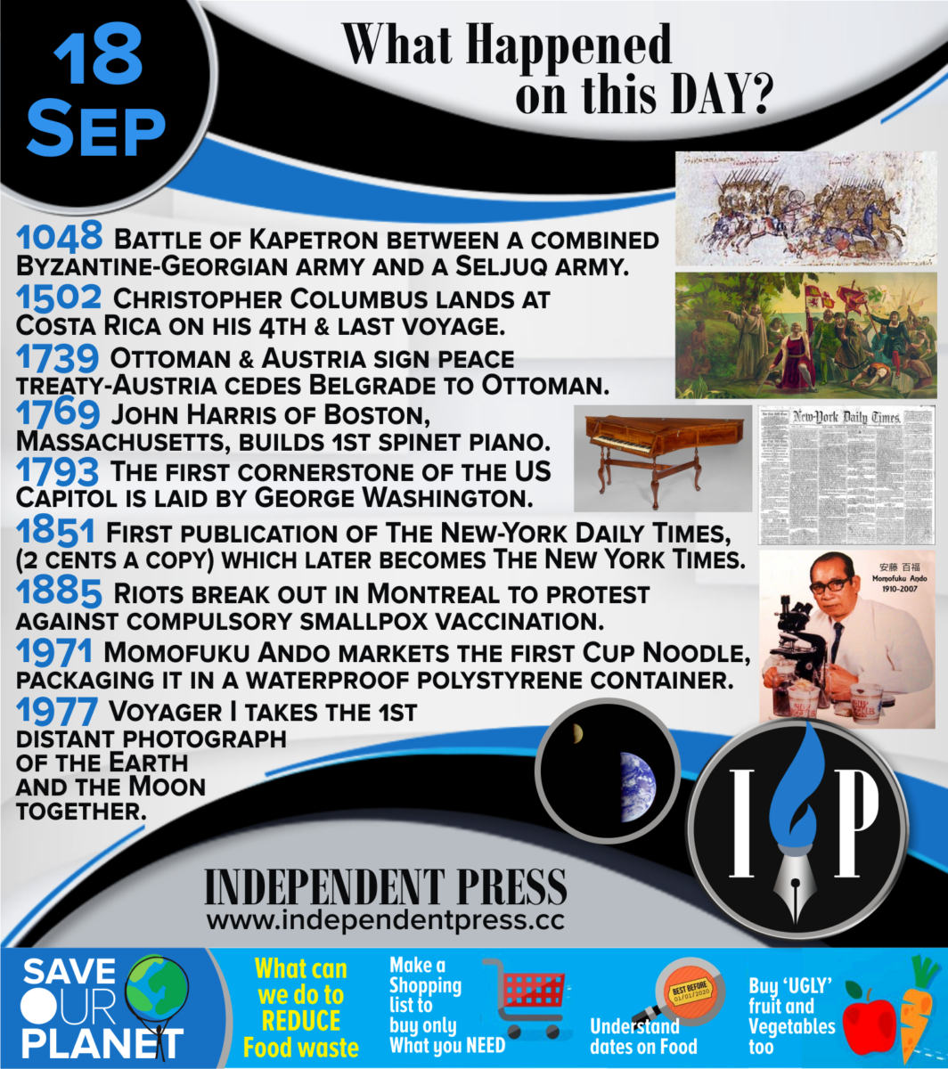18 SEPTEMBER: WHAT HAPPENED ON THIS DAY?