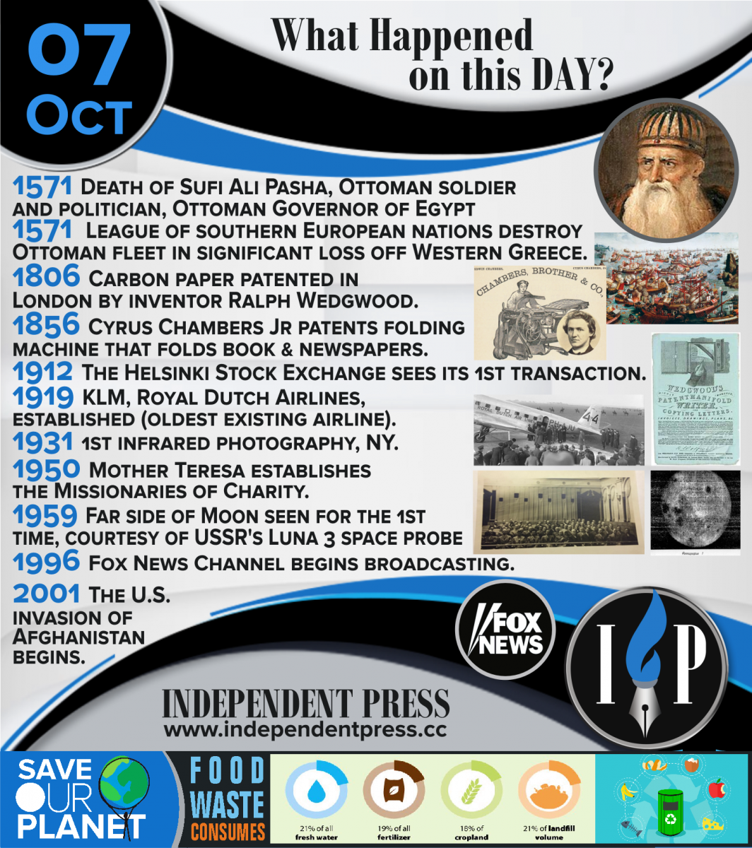 07 OCTOBER: WHAT HAPPENED ON THIS DAY?