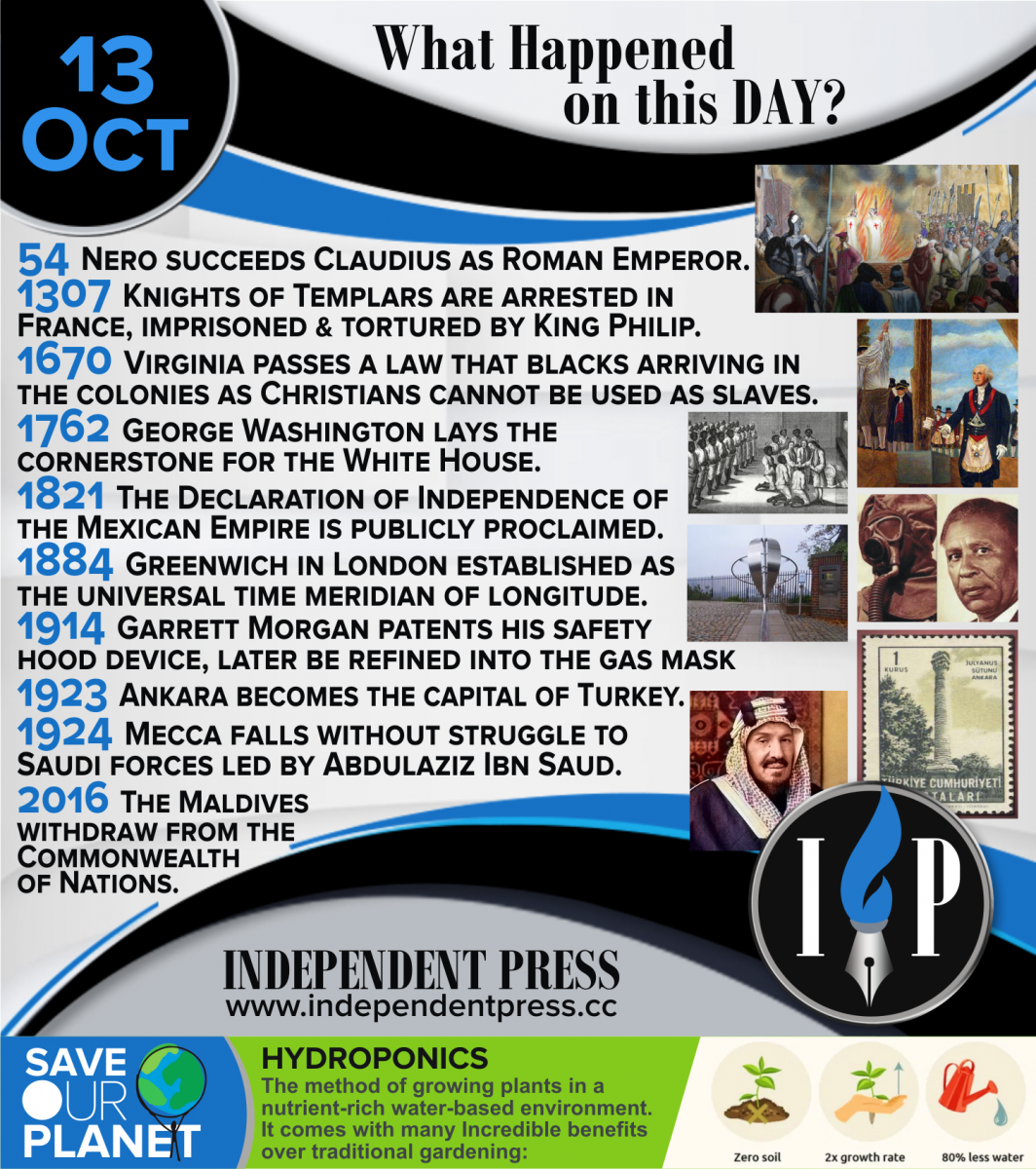 13 OCTOBER: WHAT HAPPENED ON THIS DAY?