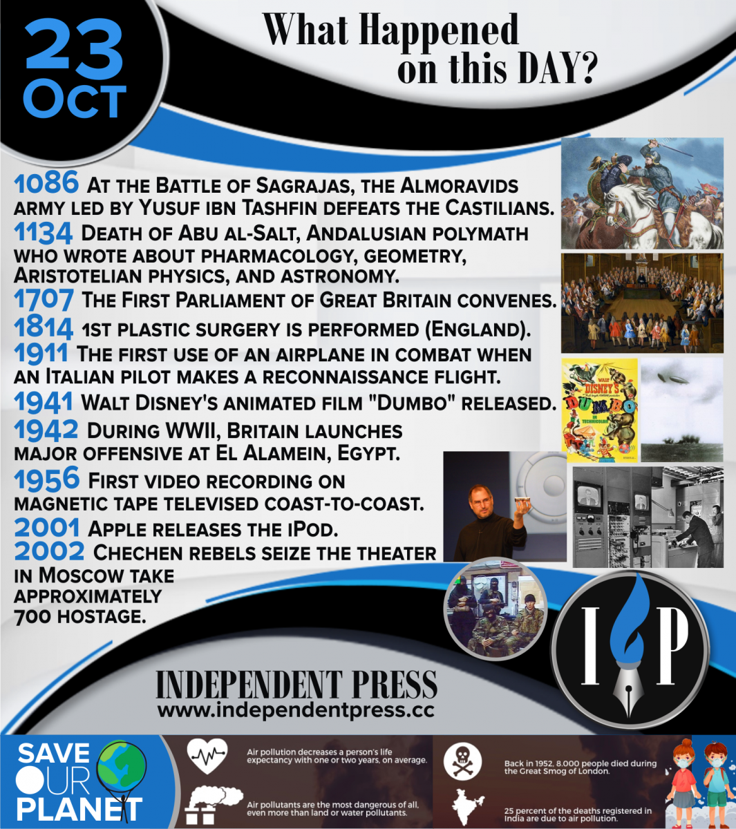 23 OCTOBER: WHAT HAPPENED ON THIS DAY?