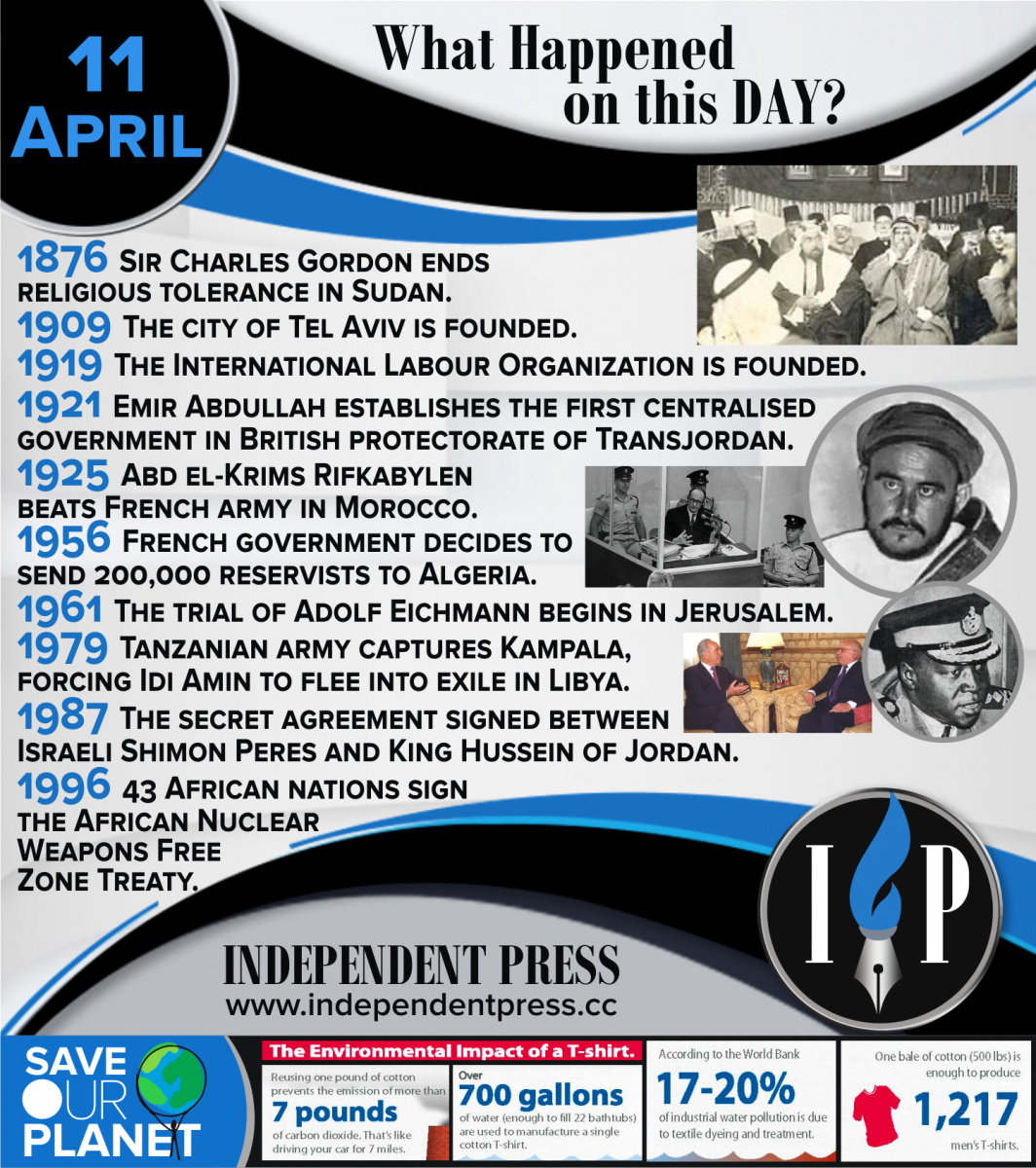 11 APRIL: WHAT HAPPENED ON THIS DAY?