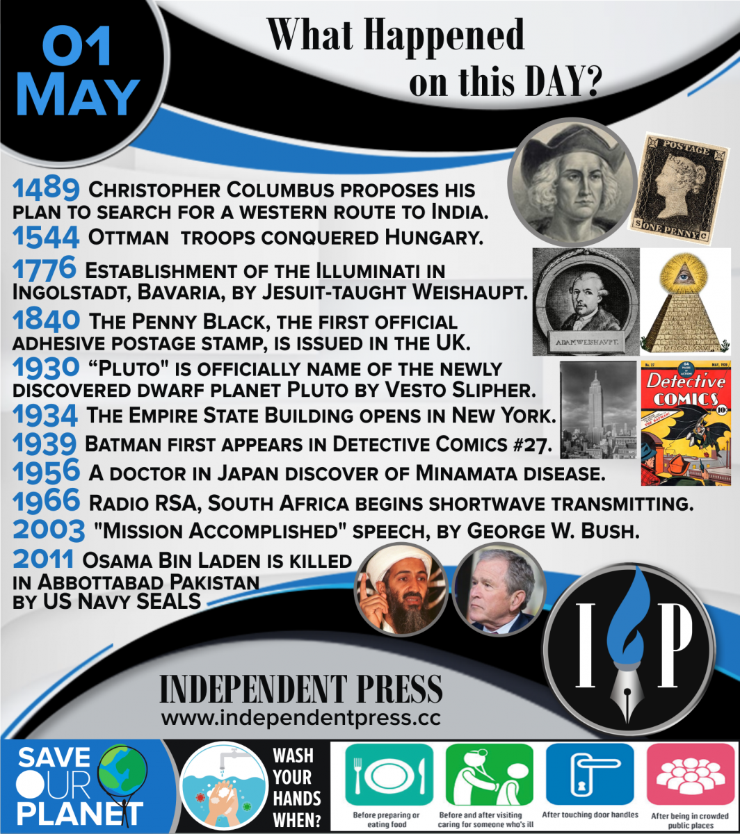 01 MAY: WHAT HAPPENED ON THIS DAY?